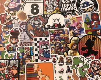 Laptop Super Mario Stickers - Etsy
