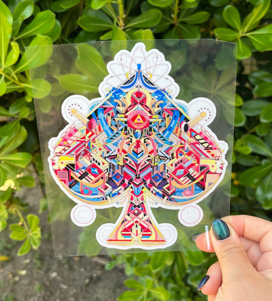 Spade Card Suit Decal Sticker - Etsy