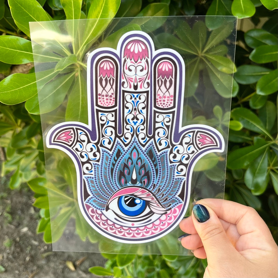 Hamsa Hand Decal Sticker - Etsy