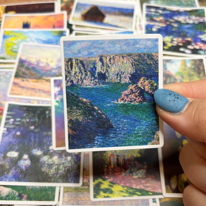 Claude Monet Laptop Stickers - Etsy