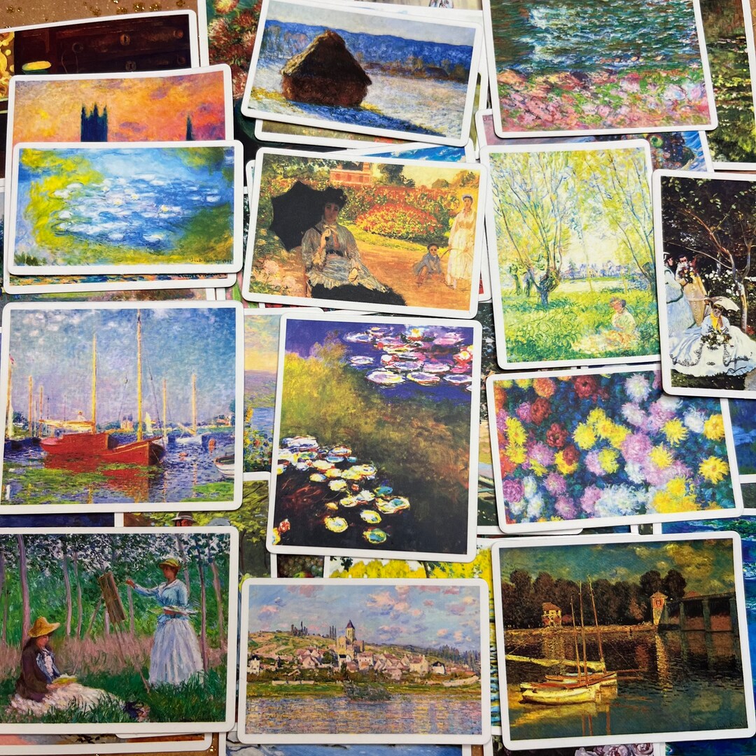 Claude Monet Laptop Stickers - Etsy