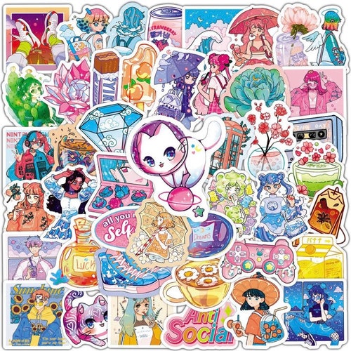 Kawaii Cute Bread Stickers Japanese Character Sticker - Etsy