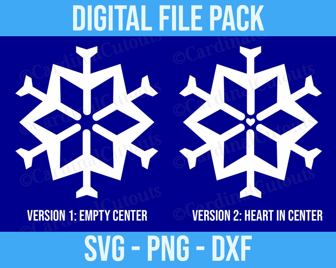 Airplane Snowflake SVG, DXF, and PNG Digital File Pack Cut Files for ...