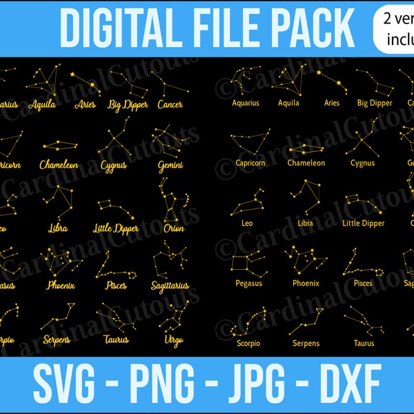 Constellation Svg - Etsy