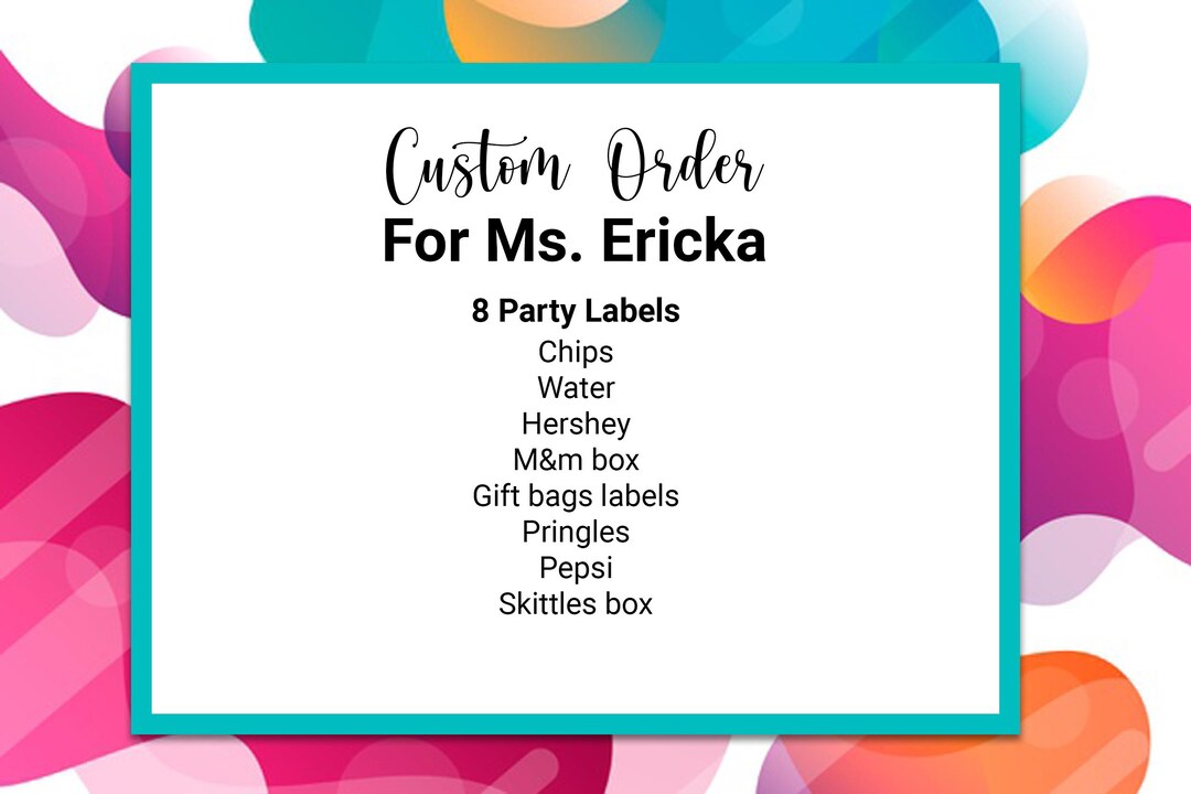 Custom Prom 2025 Party Favor Labels: Digital Download Bundle - Etsy