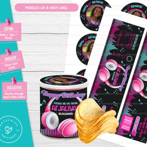 Custom Musical Inspired Party Favors Set, Dance and Music Birthday ...