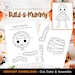 Build-a-mummy Halloween Craft | Printable Cut & Assemble Activity ...