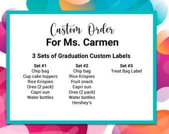 Custom Candy Bar and Water Bottle Label Custom Chocolate - Etsy