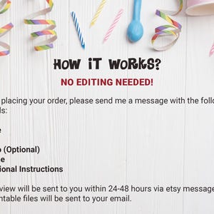 Custom Add on Label, Custom Labels Party Set, Digital Downloads - Etsy