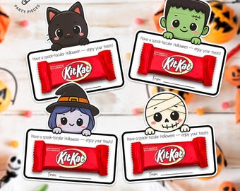 Halloween Candy Holders – Ghost, Witch, Cat, Zombie, Pumpkin and ...