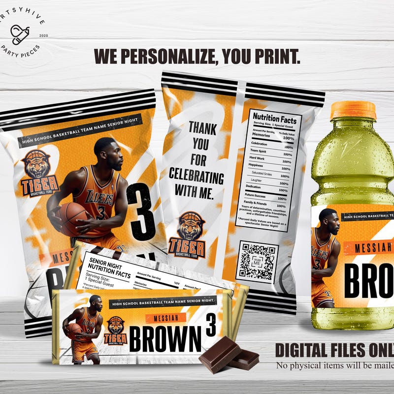 Basketball Bundle Labels - Etsy