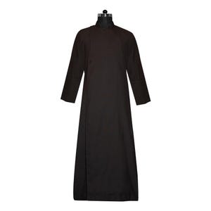 Double Breasted Anglican Cassock With Rabat Collar - Black - Etsy