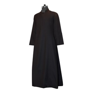 Double Breasted Anglican Cassock With Rabat Collar - Black - Etsy