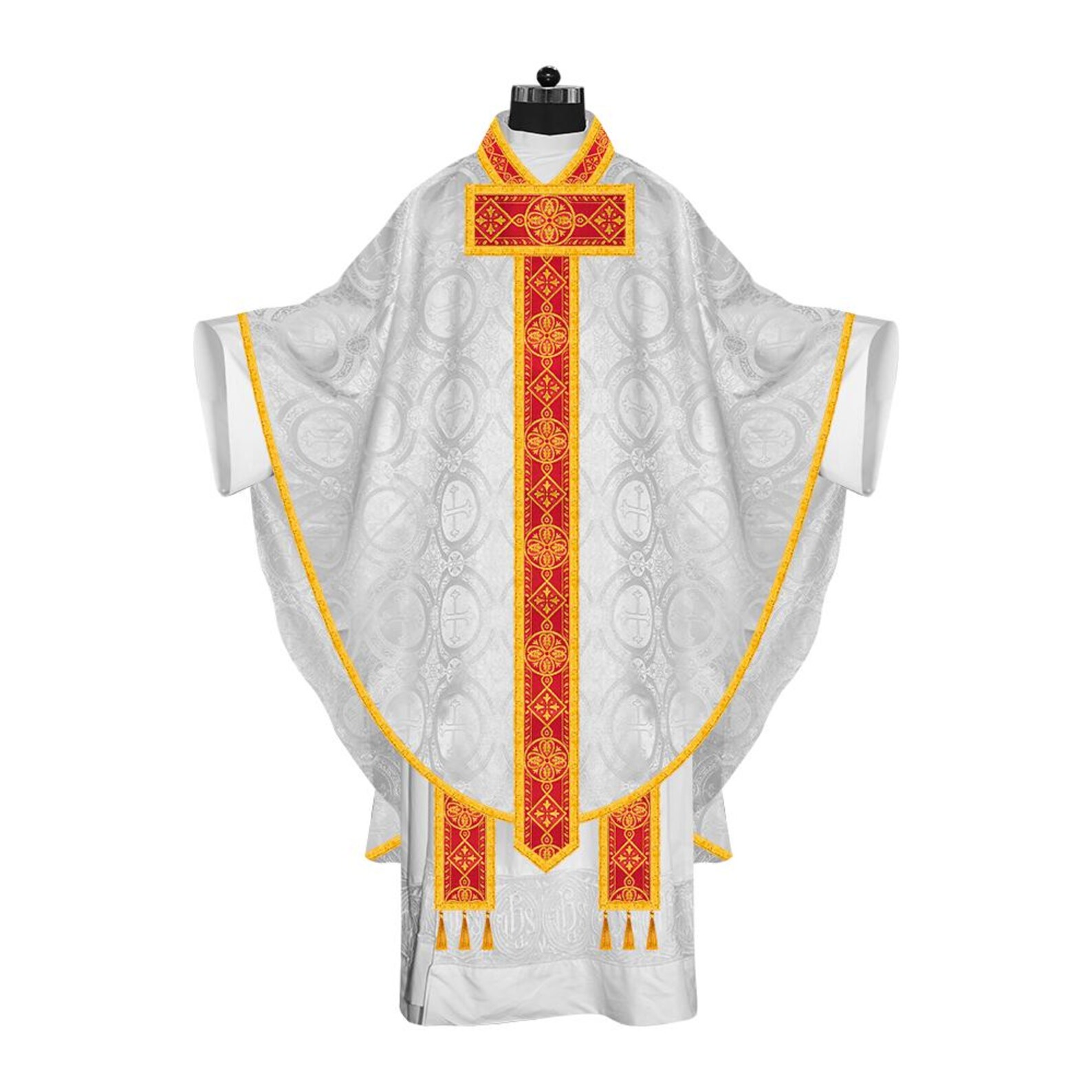 Liturgical Gothic Chasuble With Designer Ornate Orphrey - Traditional ...