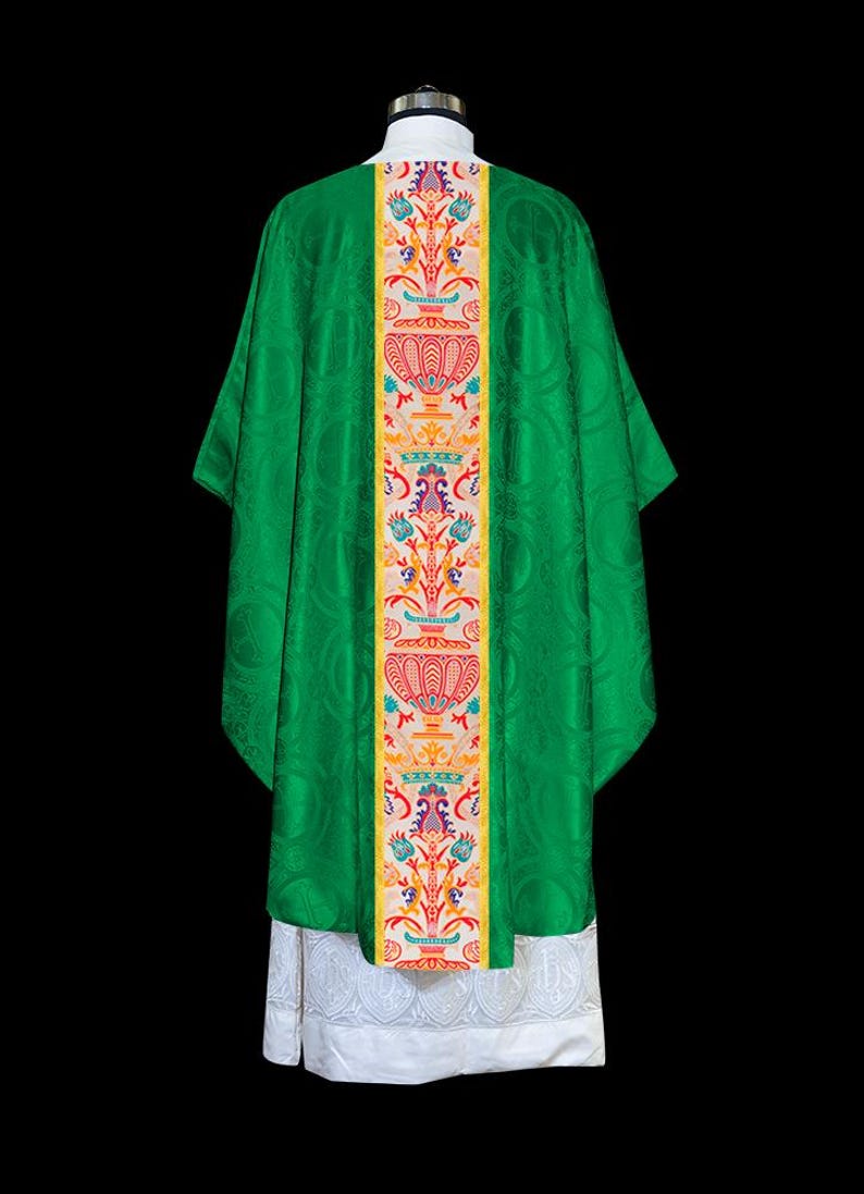 Traditional Gothic Chasuble Vestment in Coronation Tapestry - Etsy