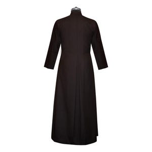 Double Breasted Anglican Cassock With Rabat Collar - Black - Etsy