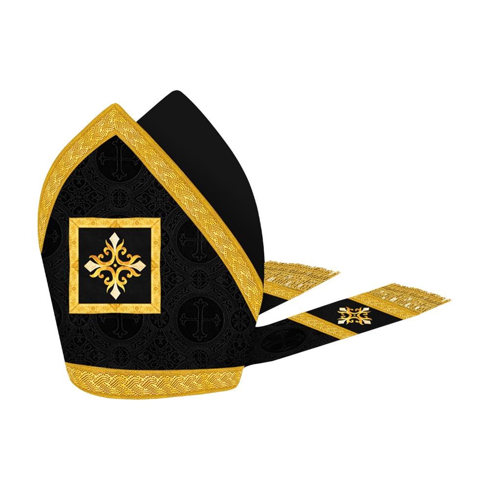 Bishop' Mitre Vestment With Embroidered Designer Cross Motif - Etsy