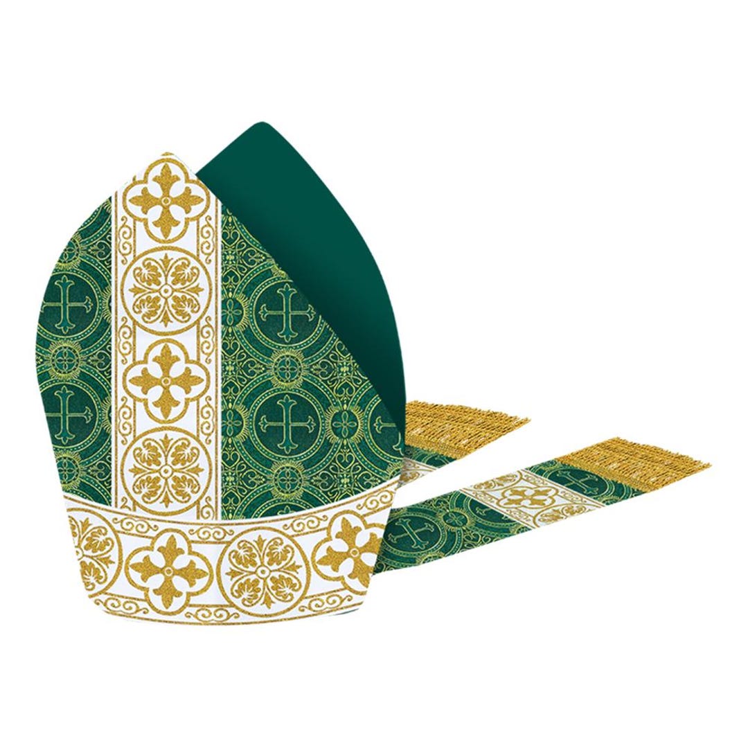 Liturgical Bishop's Mitre Vestment With White Braided Orphrey - Etsy