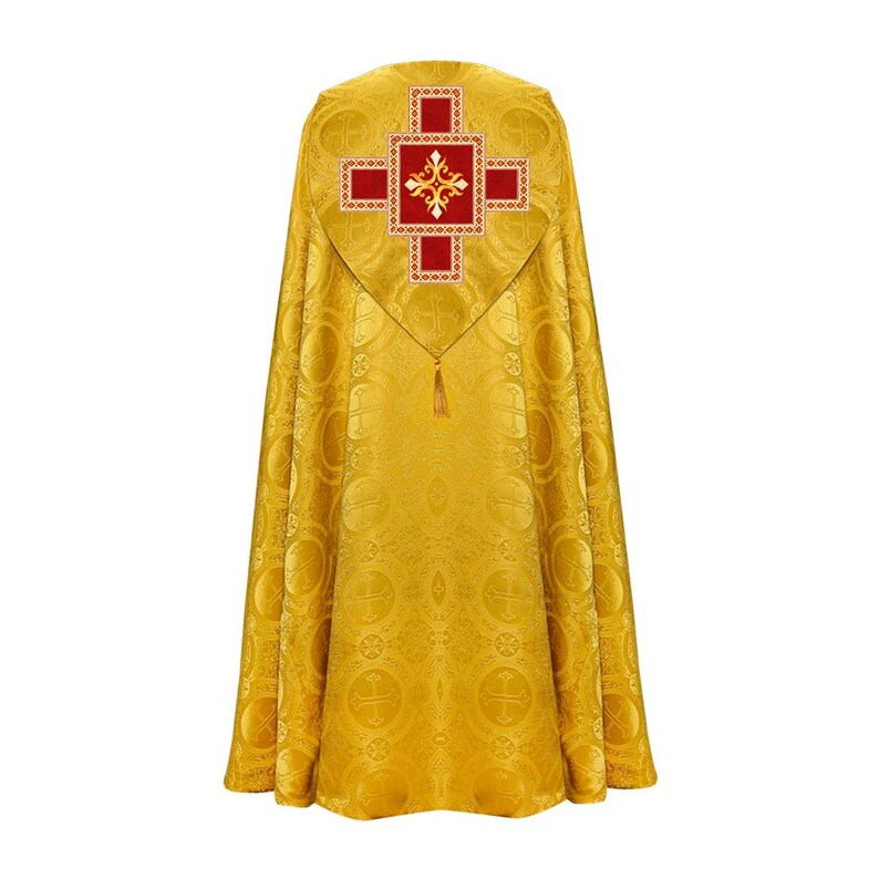 Enhanced Gothic Cope Vestments With Liturgical Cross - Etsy