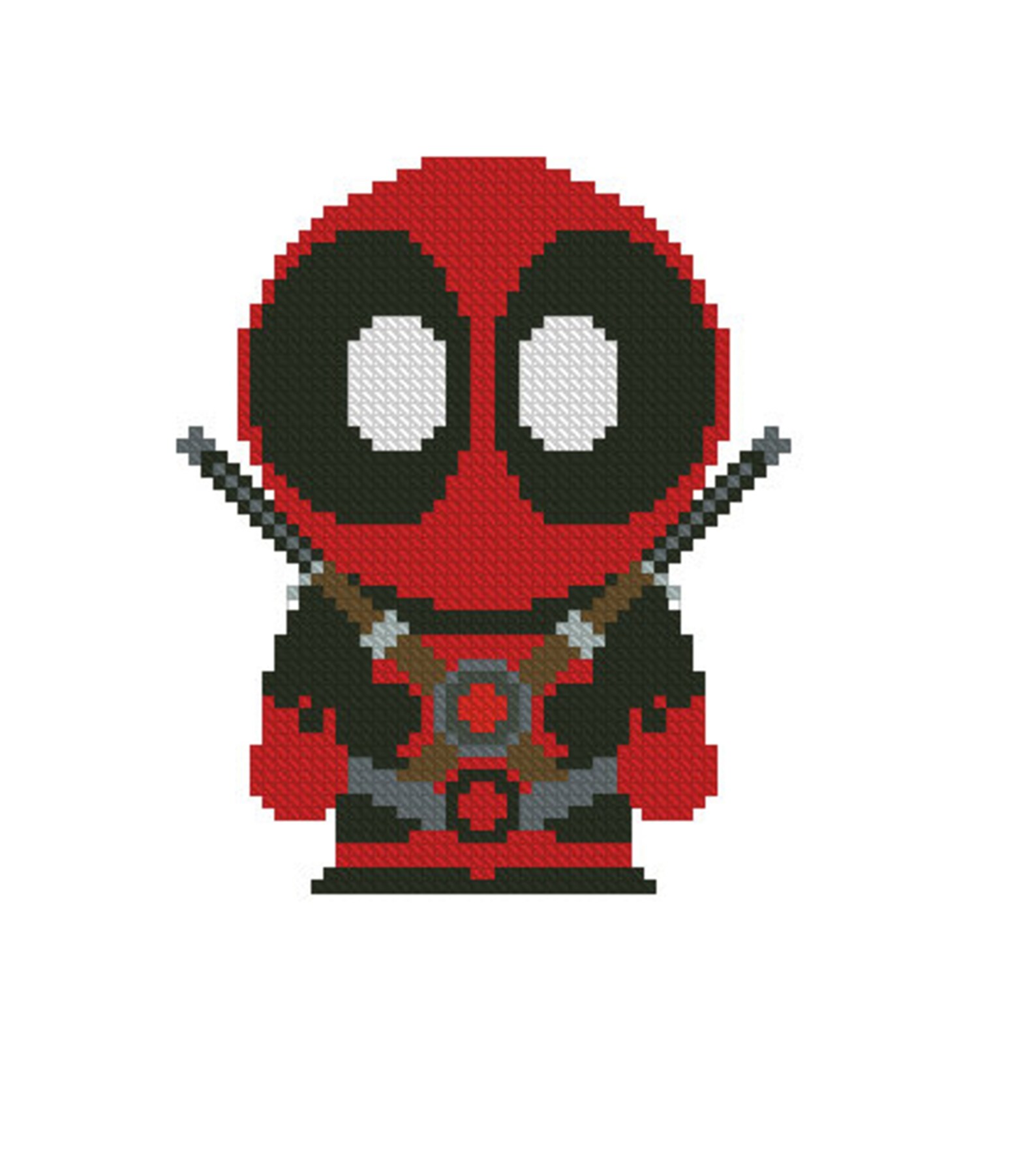 Cross Stitch Pattern Deadpool | Etsy