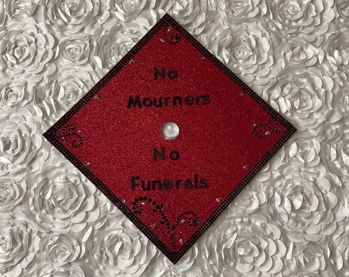 Grad Cap Topper Inspired by Six of Crows / No Mourners No - Etsy