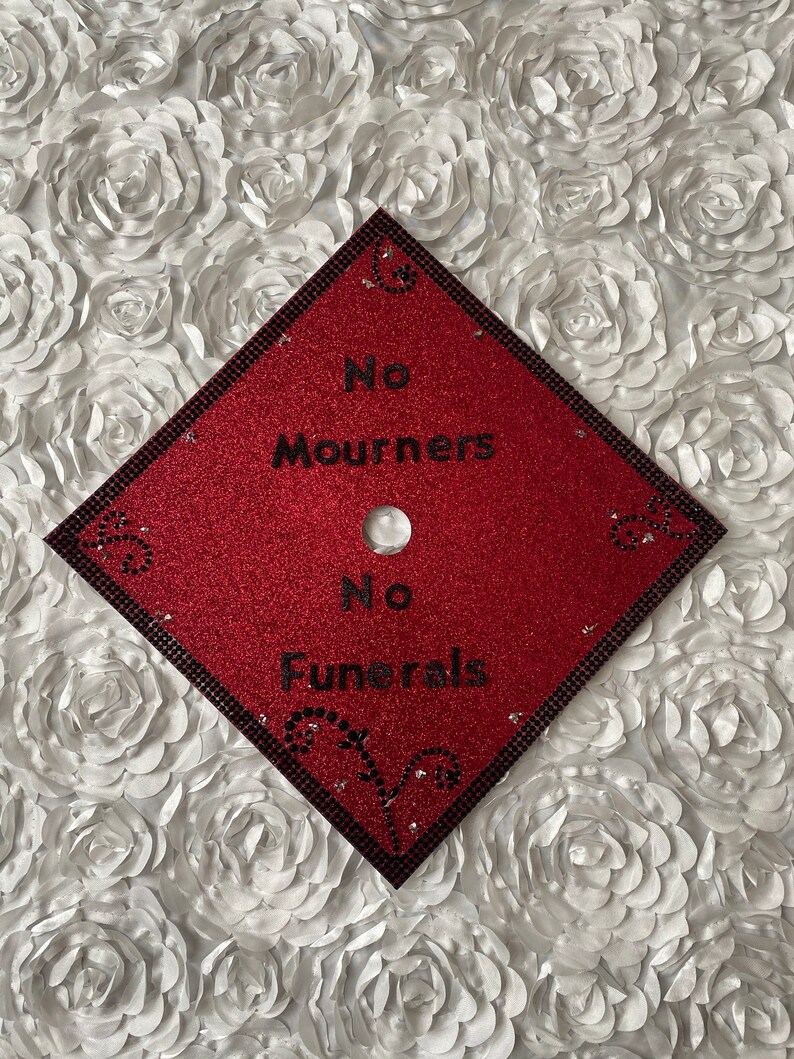 Grad Cap Topper Inspired by Six of Crows / No Mourners No - Etsy