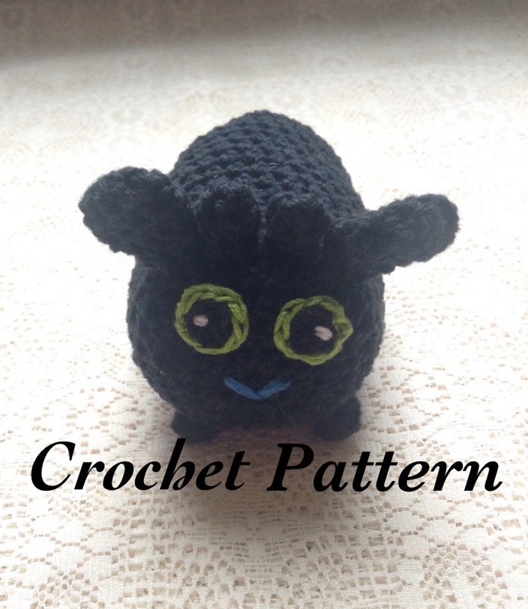 Toothless Tsum Tsum PDF File Pattern / How to Train Your Dragon / Tsum ...