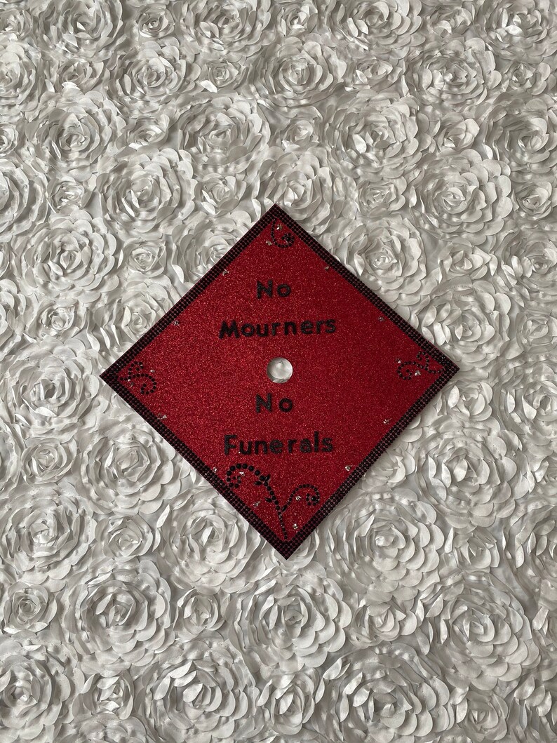 Grad Cap Topper Inspired by Six of Crows / No Mourners No - Etsy