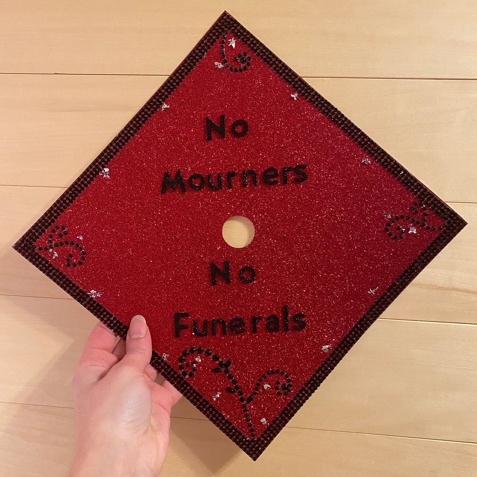 Grad Cap Topper Inspired by Six of Crows / No Mourners No - Etsy