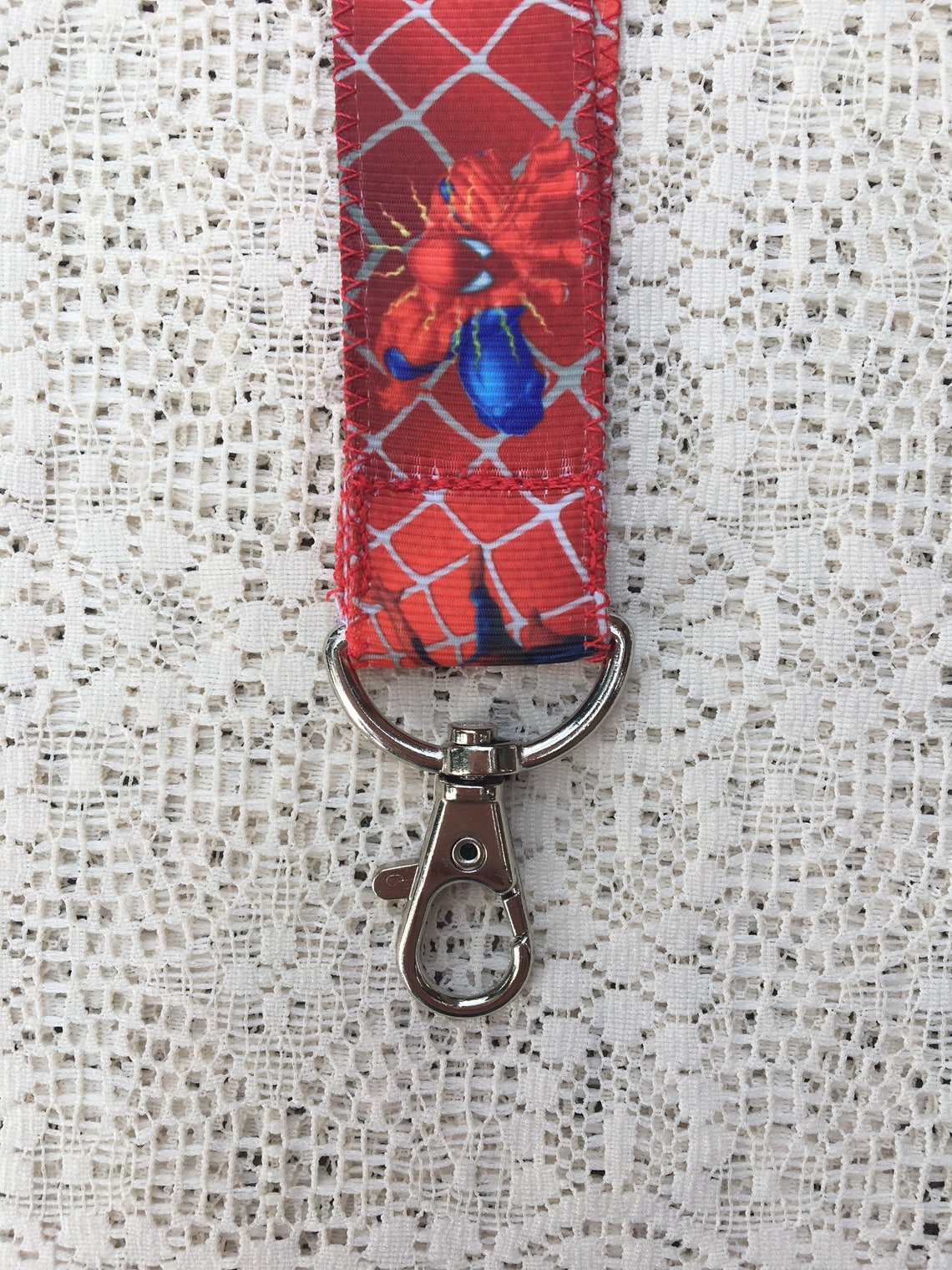 Spiderman Ribbon Lanyard / Spider-man / Peter Parker / - Etsy