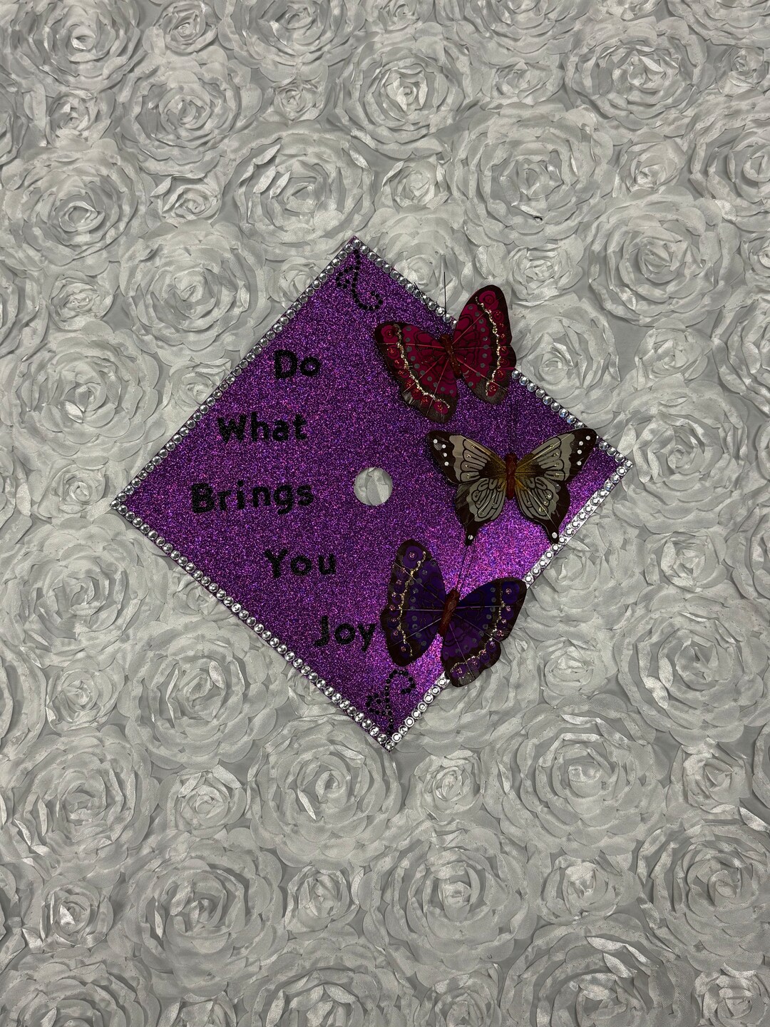 Do What Brings You Joy Inspired Grad Cap Topper / Graduation / Bookish ...