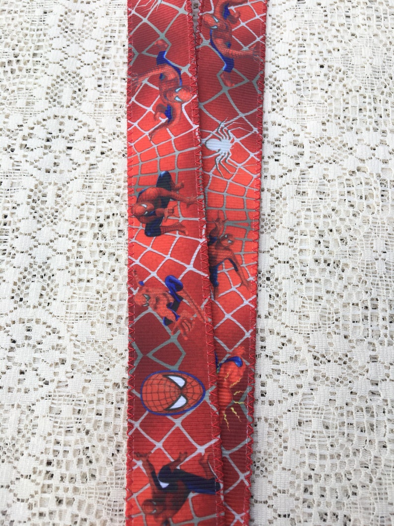 Spiderman Ribbon Lanyard / Spider-man / Peter Parker / | Etsy