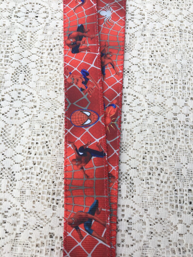 Spiderman Ribbon Lanyard / Spider-man / Peter Parker / - Etsy