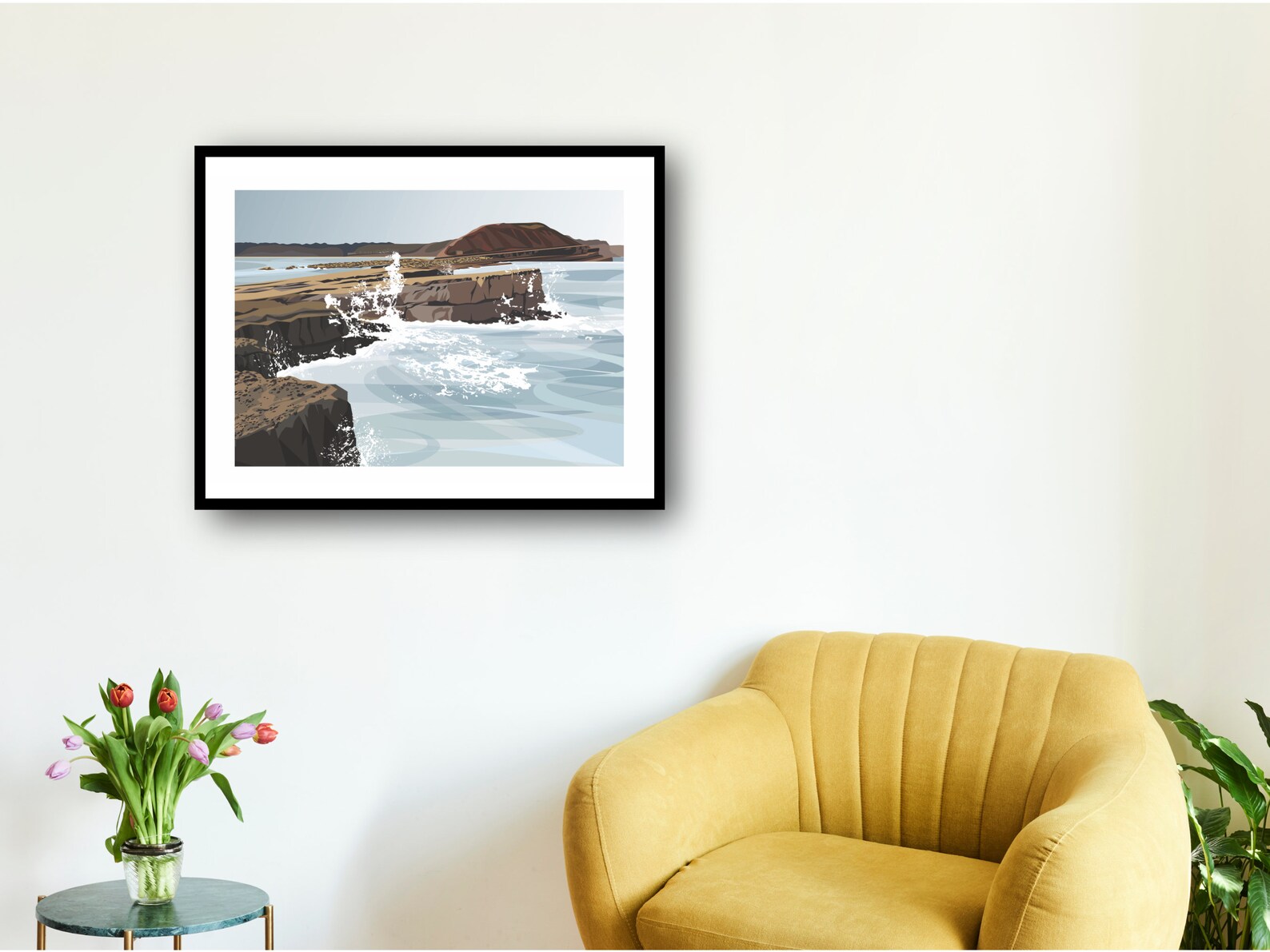 FILEY BRIGG - Limited Edition Print. Contemporary Minimal Art Print ...