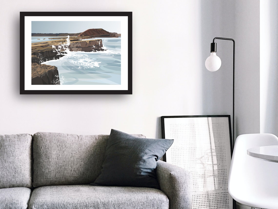 FILEY BRIGG Limited Edition Print. Contemporary Minimal Art - Etsy UK