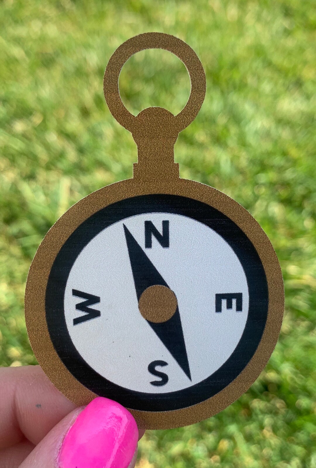 Compass Matte Vinyl Sticker - Etsy