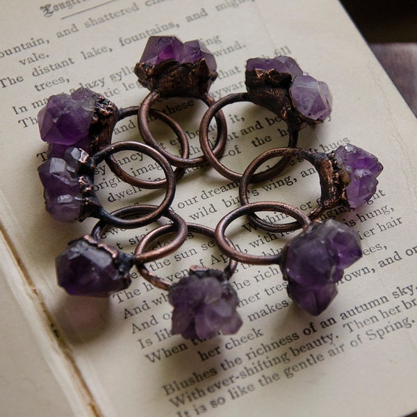 Raw Crystal Ring - Etsy