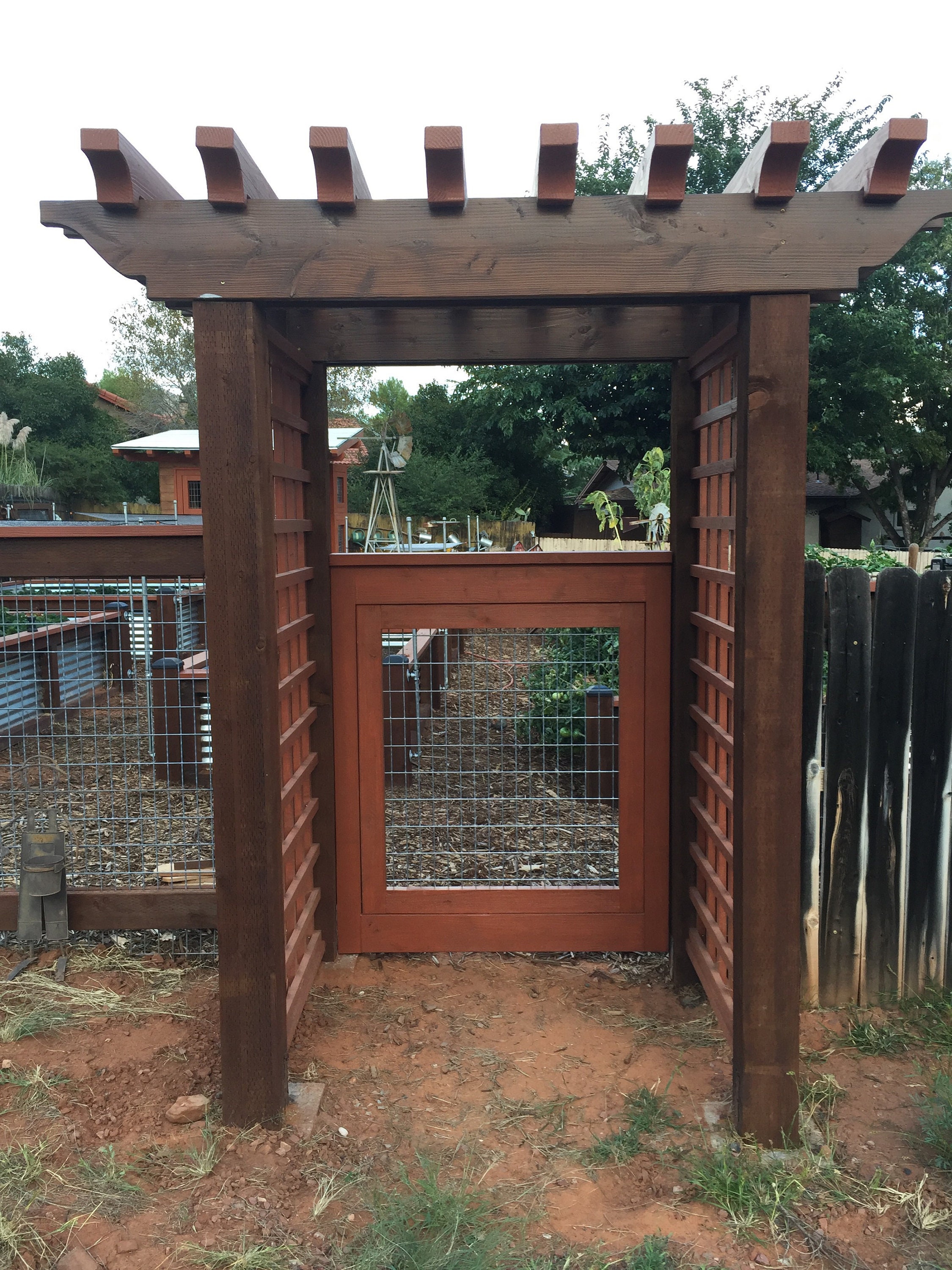 Pergola With Farm Gate - Etsy
