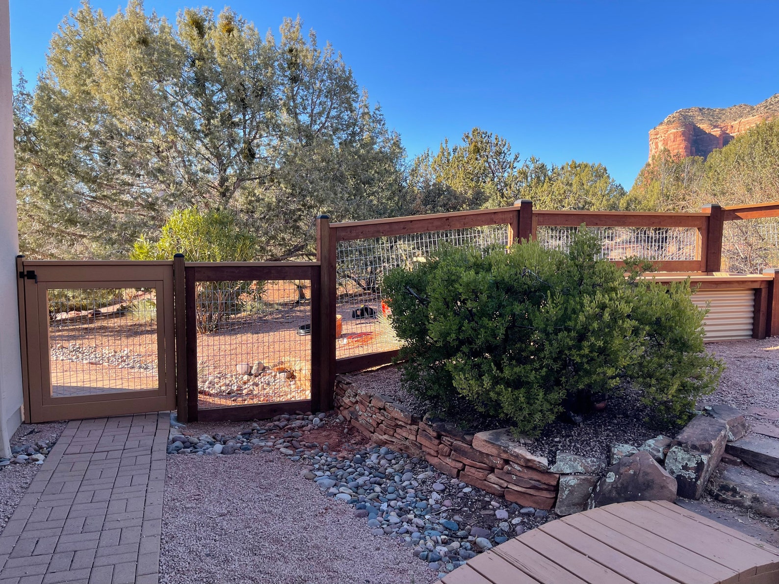 Farm Fence W/ Wire Mesh - Etsy