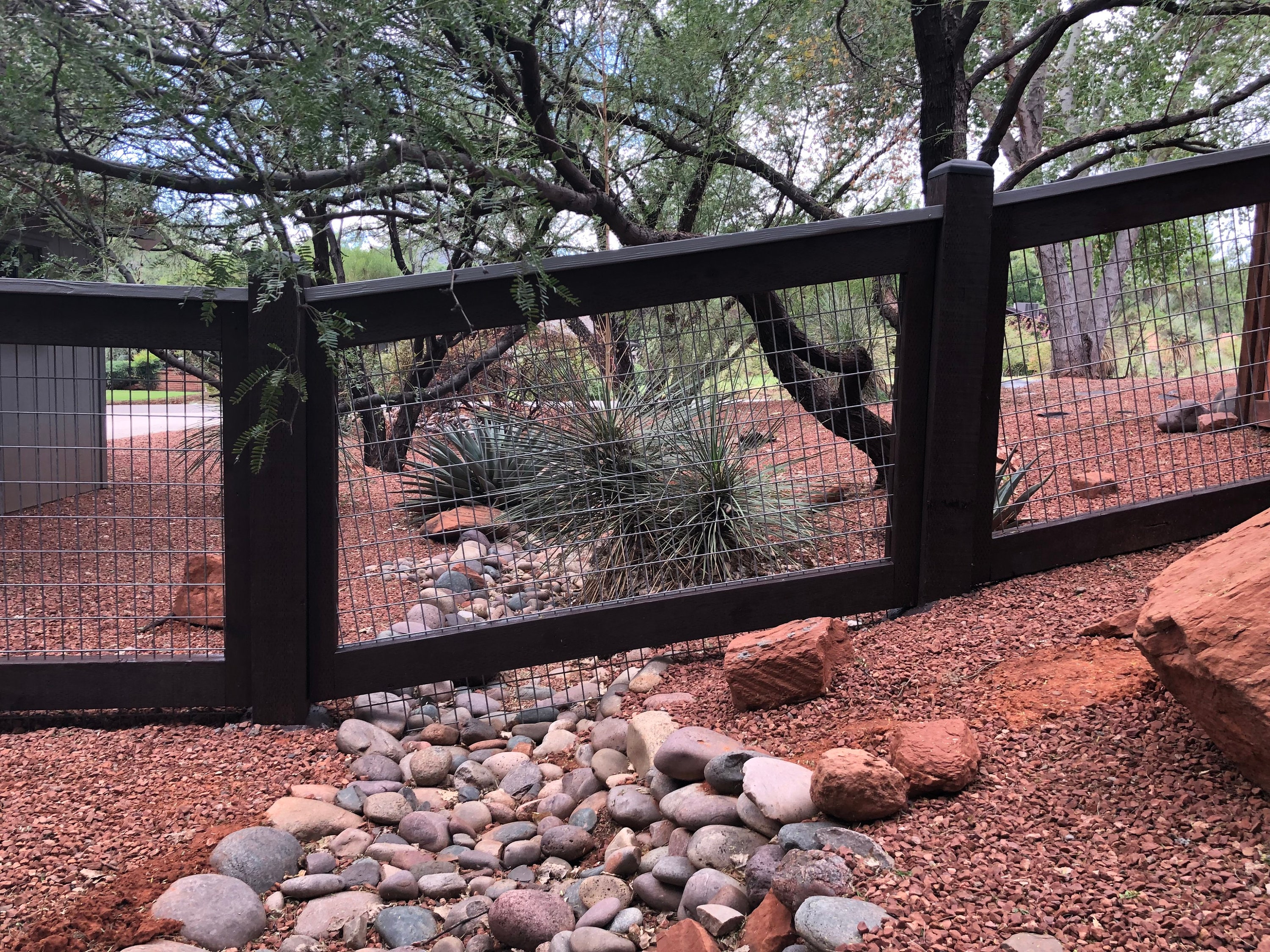 Farm Fence W/ Wire Mesh - Etsy