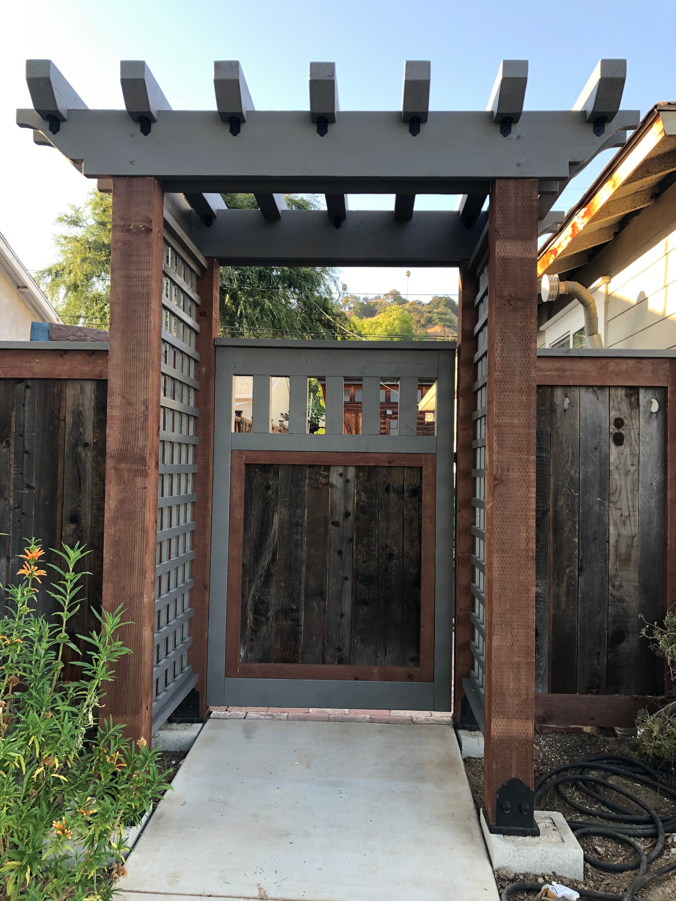 Pergola With Farm Gate - Etsy