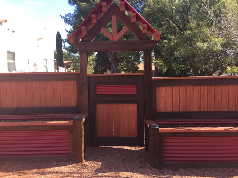 Farm Fence With Beds - Etsy