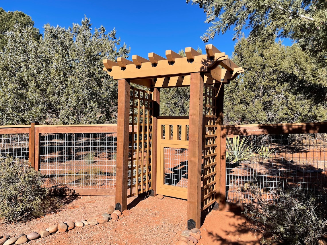 Pergola With Farm Gate - Etsy