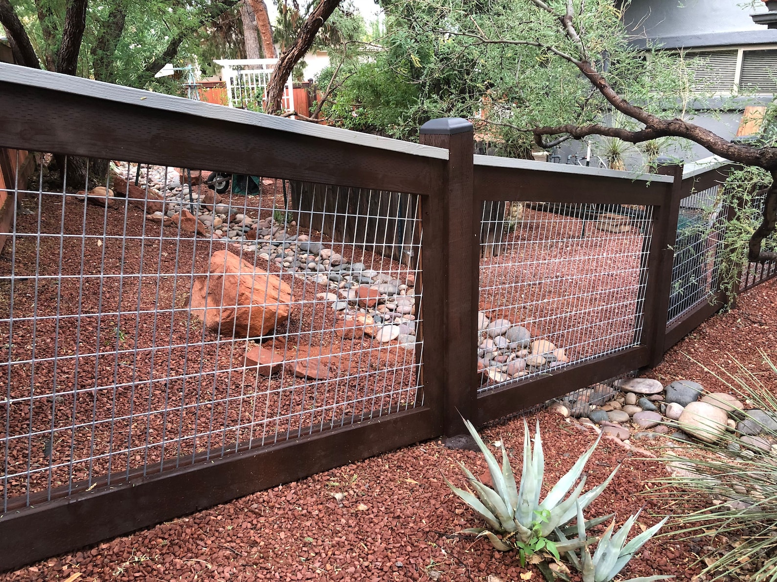 Farm Fence W/ Wire Mesh - Etsy
