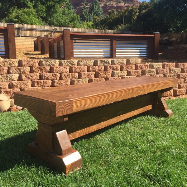 Farm Bench - Etsy
