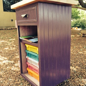 Rolling Craft Cabinet - Etsy