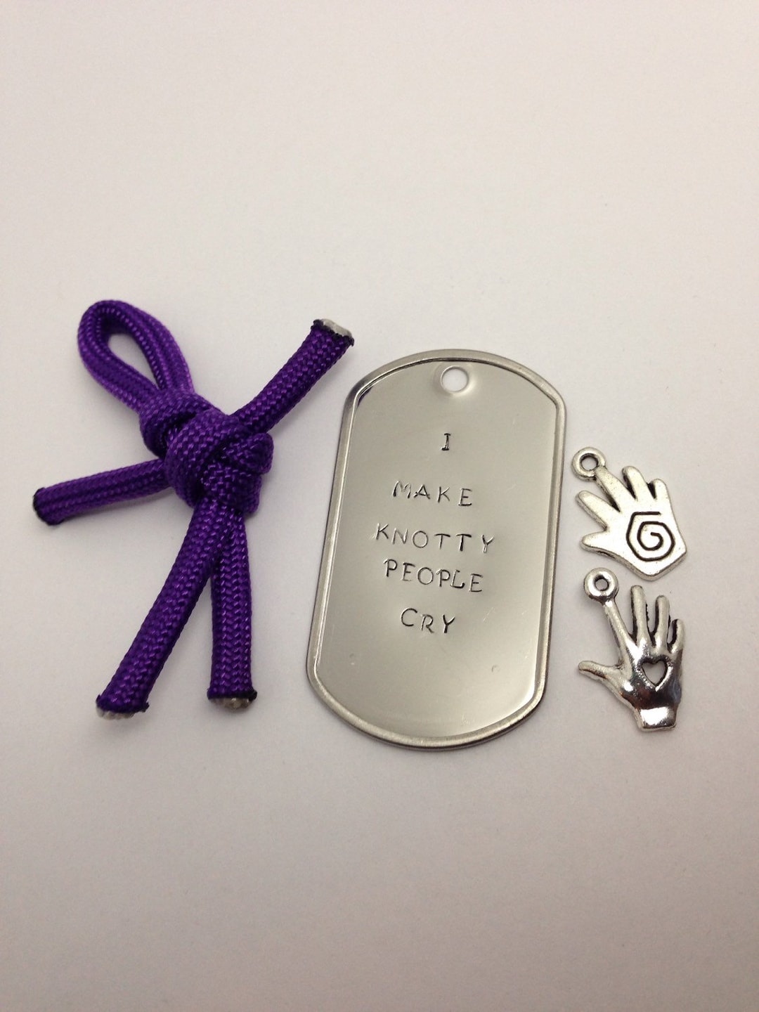 Massage Therapist Handstamped Keychain - Etsy