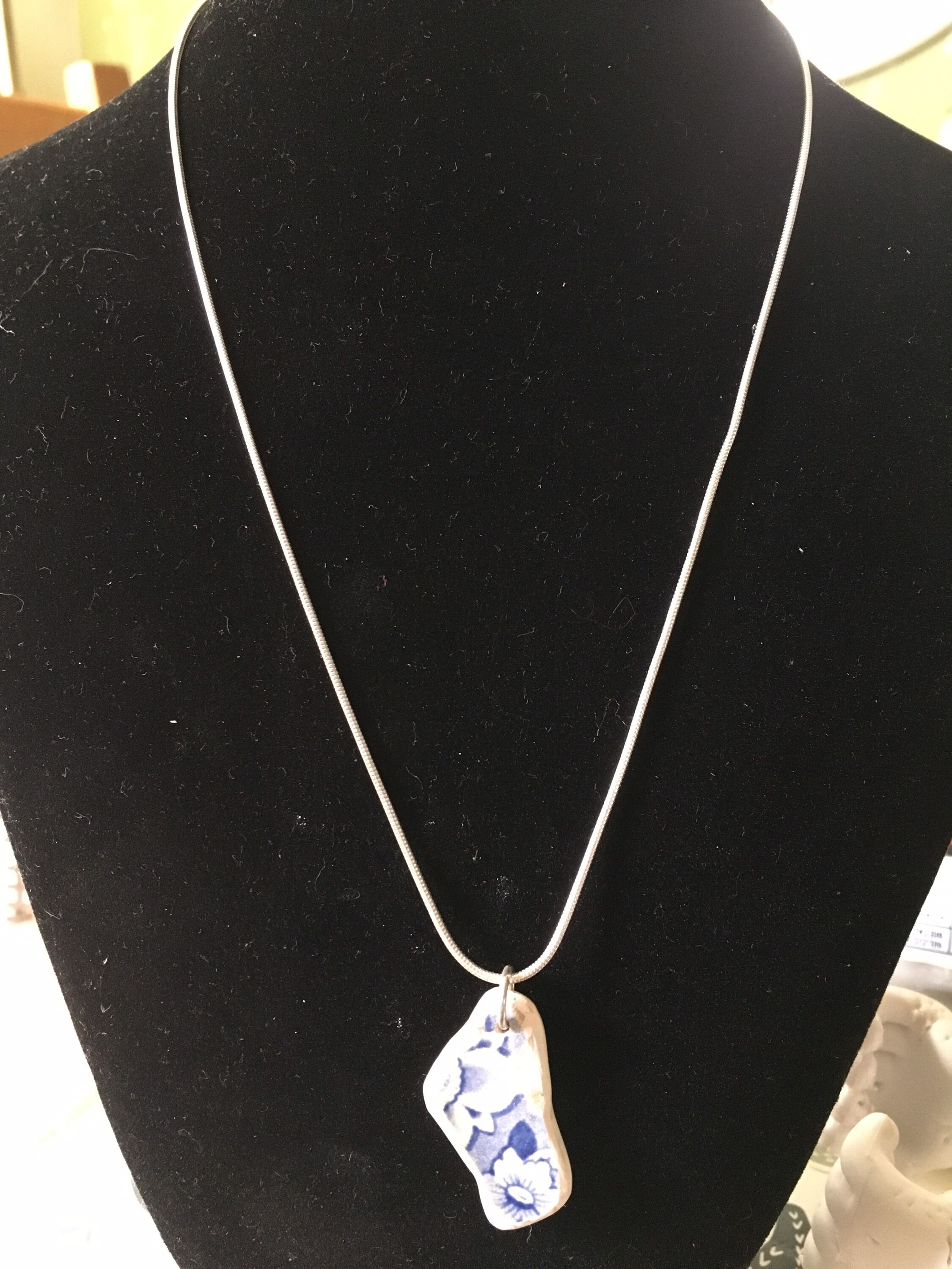Stunning Sea Pottery Pendant - Etsy