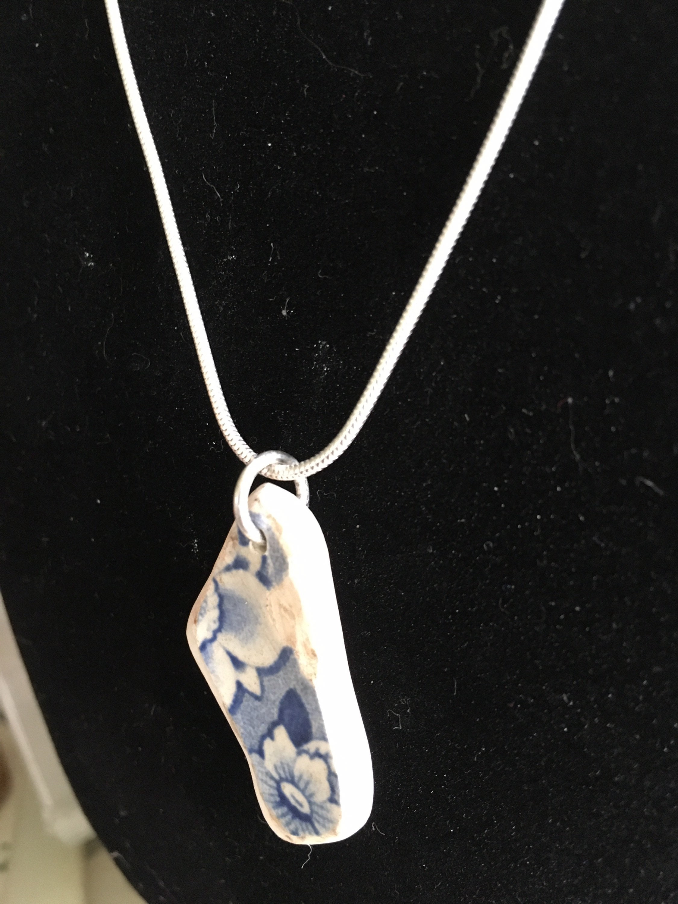 Stunning Sea Pottery Pendant - Etsy