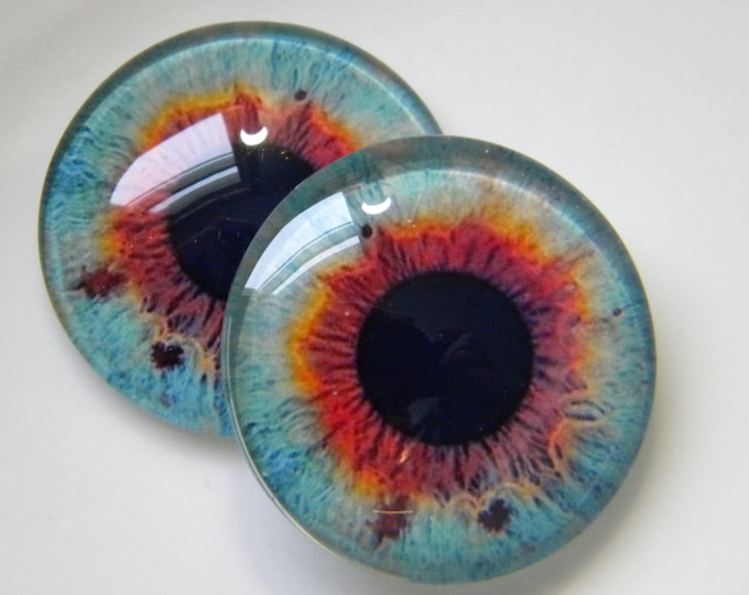 Glass Eyes, Rust Colored Eyes, Doll Eyes, Rust Colored Doll Eyes ...